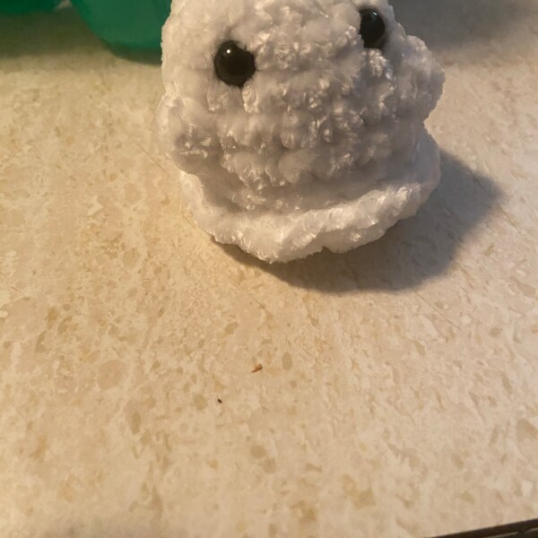 5.5” Baby Pink Alien Crochet Stuffed Animal, Cute Little Alien Plushie ...