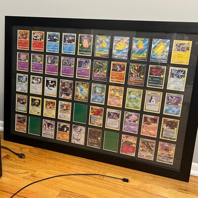 50 Trading Card Frame Card Display Frame Custom Card Frame Card Frame ...