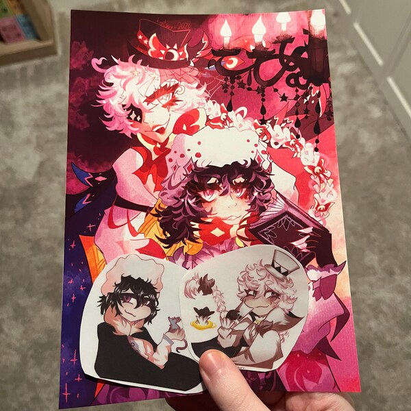 Persona 5 Joker and Akechi Print Akeshu Poster - Etsy