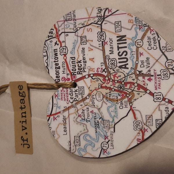 Chicago Heart Sign, Heart Map Sign, Chicago IL Sign, Chicago Illinois ...