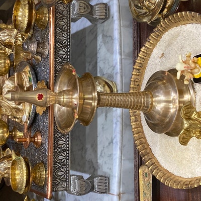 Bronze Tripura Sundari Kameshwari Empress of Desire goddess Lalita Devi ...