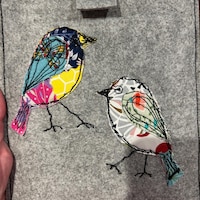 PDF Pattern Fabric Scraps Bird Pattern With Step-by-step Instructions ...