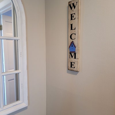 Farmhouse Mini Welcome Vertical - Etsy
