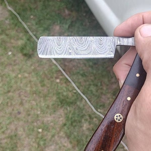 Handmade Damascus Straight Edge Razor Vintage Safety Razor - Etsy