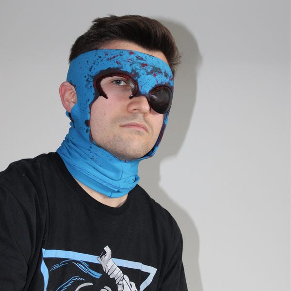 Invincible Mask: 3D Printed Resin Lens, Spandex Fabric - Etsy