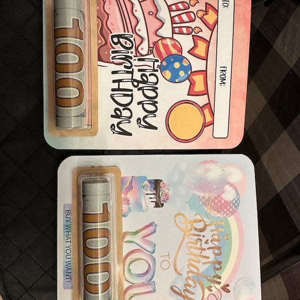 Birthday Card | Happy Birthday Card | Cash Holder | Birthday Gift for ...