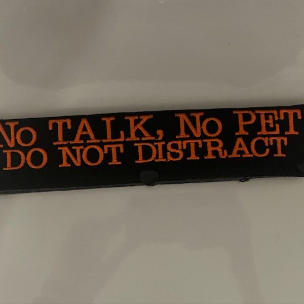 Vest adjustable Size, in Training Do Not Approach, Light Weight Sd ...