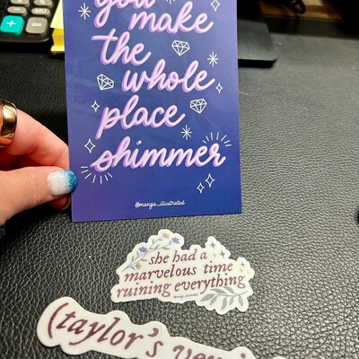 Me and Karma Vibe Like That Enamel Keychain, Taylor Swift Midnights ...