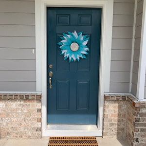 Giant Sunflower Wreath Spring Black Eyed Susan Door Hanger | Etsy