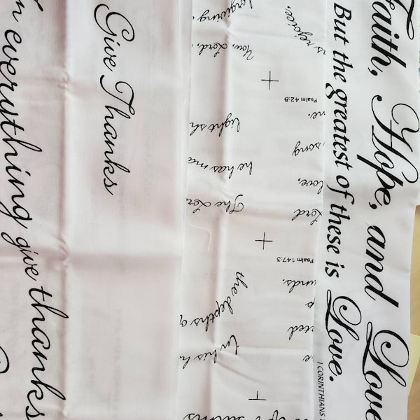 Give Thanks! Fabric Panel - Etsy