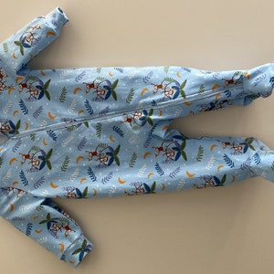 MATEI Footie One Piece Jumpsuit Pattern, Baby Onesie Pdf Pattern ...