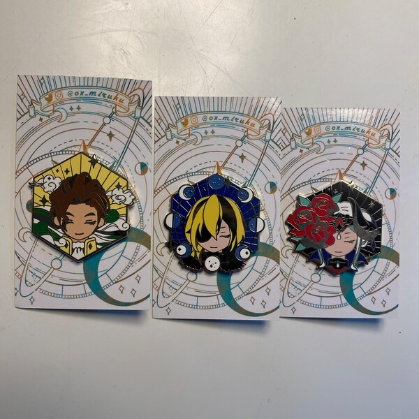 Fire Emblem Three Houses Hard Enamel Pin Game Edelgard Dimitri Claude ...
