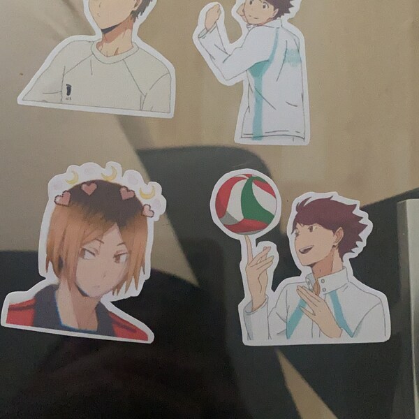 Haikyuu Kenma/kuroo Stickers - Etsy