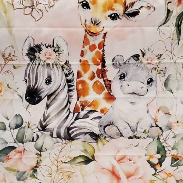 Peter Rabbit Fabric Panel for Quilting, Baby Fabric Panel, Cotton ...