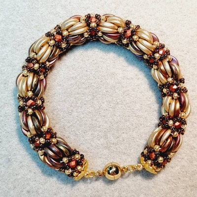 Beading Tutorial Hannah Bracelet Beading Tutorial Bracelet - Etsy