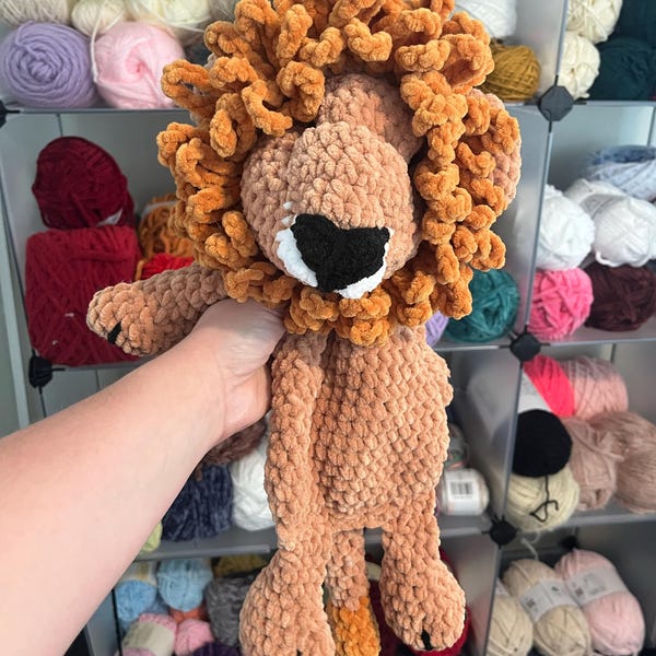 Sleepy Lion Rag Doll Crochet Pattern / Ragdoll / Zoo Animals / Safari ...