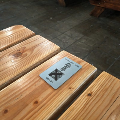 Metal QR Codes-business Logo, Restaurants, Menu, QR Code, Sustainable ...