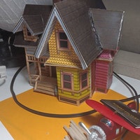 Up House Papercraft DIY Pdf Files,3d Paper Cut Template,hand Cut - Etsy ...