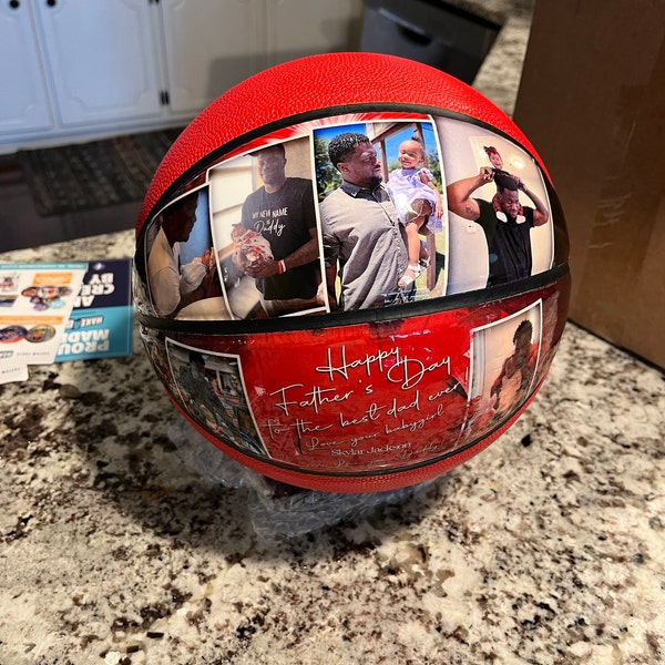 Personalized Photo Basketball | Collage Design | Gifts for Basketball ...