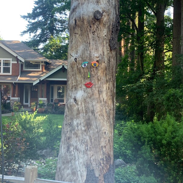 Tree Face,tree Decor, Gift Ideas,garden Art Tree Art Outdoor Decor Yard ...