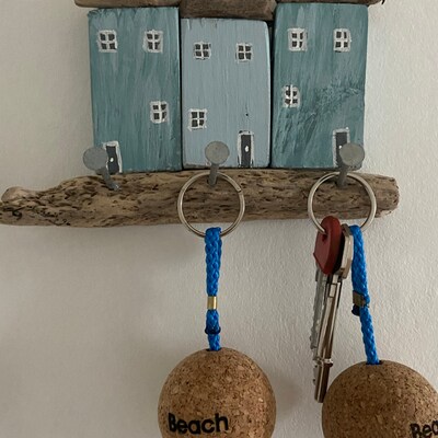 Wooden English Seaside Beach Huts Key Rack 24cm - Etsy