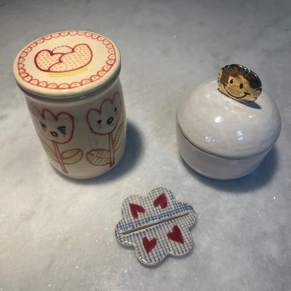 Unique Salt Cellars With Matching Spoon - Etsy