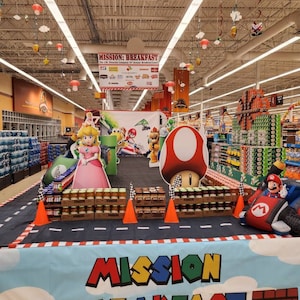 Super Mario Brothers Character Stands, 24in Tall, Party Prop, Cutouts ...