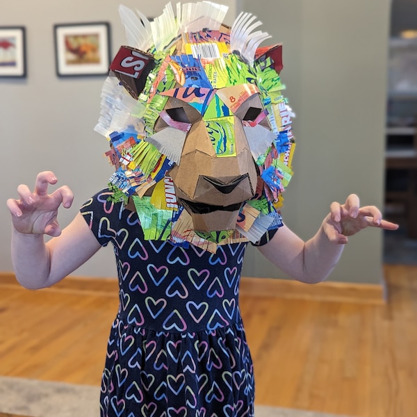 Rooster Mask DIY, Papercraft Chicken Mask Printable Template for ...