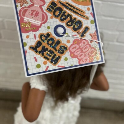Next Stop 1st Gradekindergarten Graduation Cap Topper-designer Grad ...
