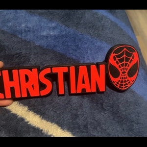 Personalized Superhero Name Plate, Avengers Desk Plate, Marvel Comics ...