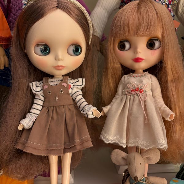 Patchy Dress for Blythe, Blythe Dress, Blythe Clothes, Top Lace Blythe ...