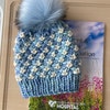 Slalom Run Beanie Knitting Pattern Textured Hat Pattern - Etsy