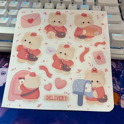 Cute Kawaii Printable Bear Bakery Clipart Set / Commercial - Etsy