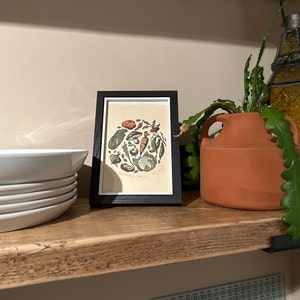 WASSAIL Apples Folklore Lino Print, Devon Cider Tradition, Botanical ...