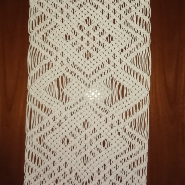 TABLE RUNNER Pattern - Macrame Tutorial - "colorio" - DIY Macrame Boho Pdf Pattern, Instruction ...