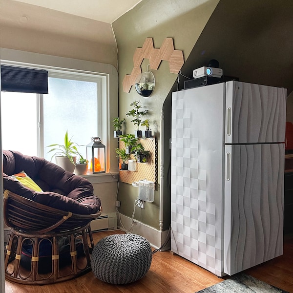 Shapes Abstract Pop Art Colorful Paint Splash Refrigerator Fridge ...