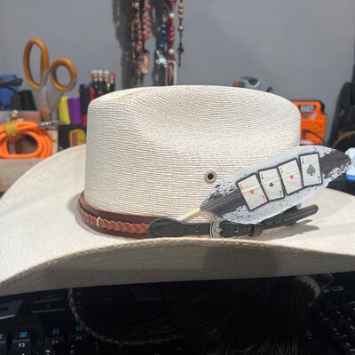 Four Aces Hat Feather - Etsy