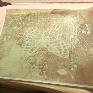 Coffee Stained Paper, 14 Digital Coffee Dyed Pages, 8.5x11, PDF, Junk ...