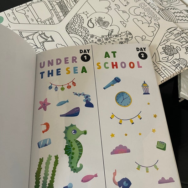 Stick by Number Activity Kit- Kids Activity- Ramadan and Eid Gift- Fun Islamic Activity - Etsy