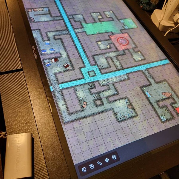 43" Digital Map Case Display for Tabletop Gaming D&D, Dnd, Role Playing ...
