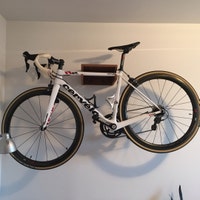 The Ram - Wall Mounted Bicycle Frame Rack (bike Shelf) (bike Rack ...