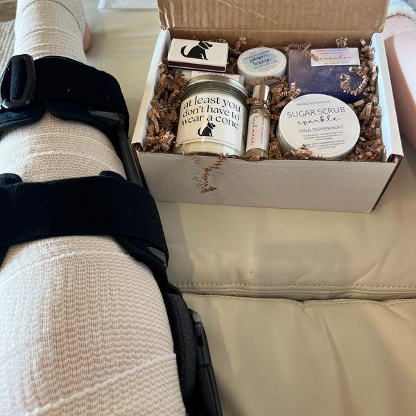 Funny Get Well Gift Set - Spa Gift Box With Candle - Get Well Soon Gift ...