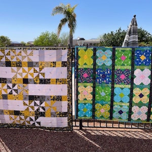 Garden Path Table Runner Quilt PATTERN by Dragonfly Fiberart - Etsy