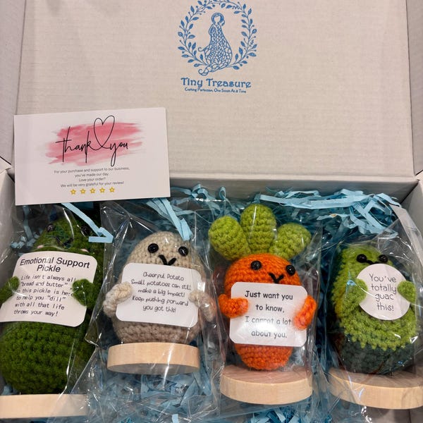 Handmade Crochet Positive Banana Plush Upbeat Banana Decor Customisable ...