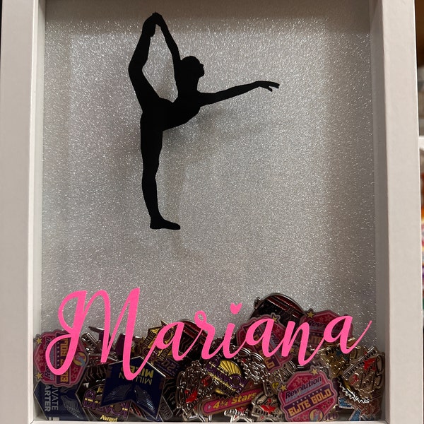 Personalized Dance Shadow Box | Competition Pin Holder | Display Case ...