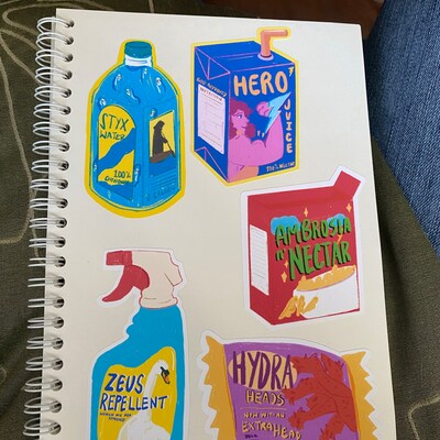 Amphora Sticker Pack Ancient Greece Stickers Ancient Greek Art Greek ...