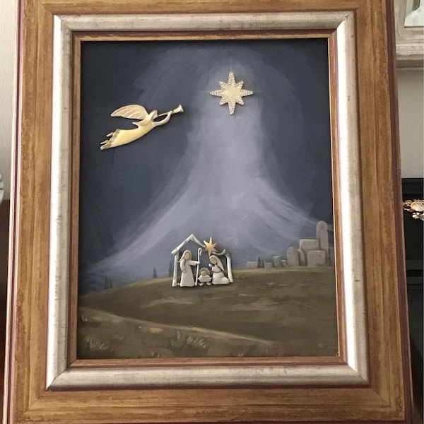 Nativity Art, Christian Christmas Art, Baby Jesus Art, Nativity Scene ...