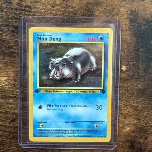Gorochu Custom Holographic Card - Etsy