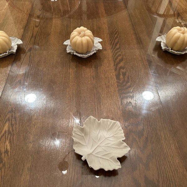 Handmade Concrete Maple Leaf Ring Dish: Rustic Trinket Tray - Etsy