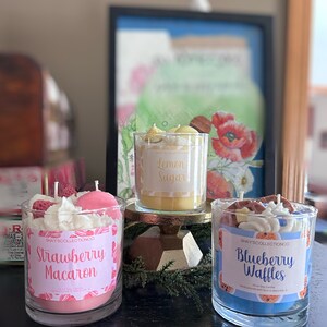 Berry Blue Candle, Blue Raspberry Candle, Cocktail Candle, Soy Wax ...